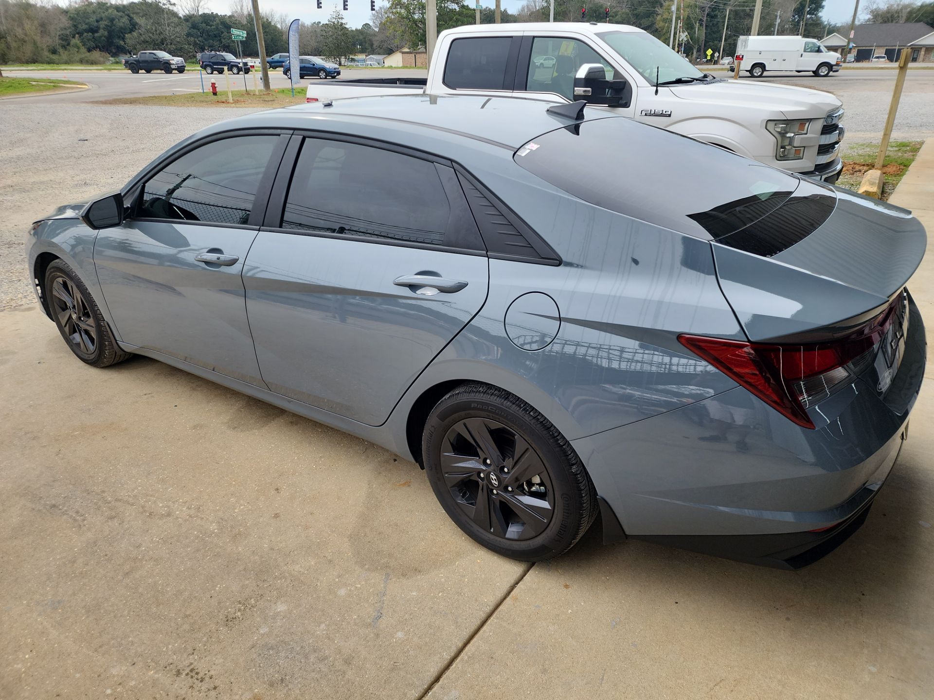 Hyundai Elantra window tint in Pensacola - T's Window Tinting