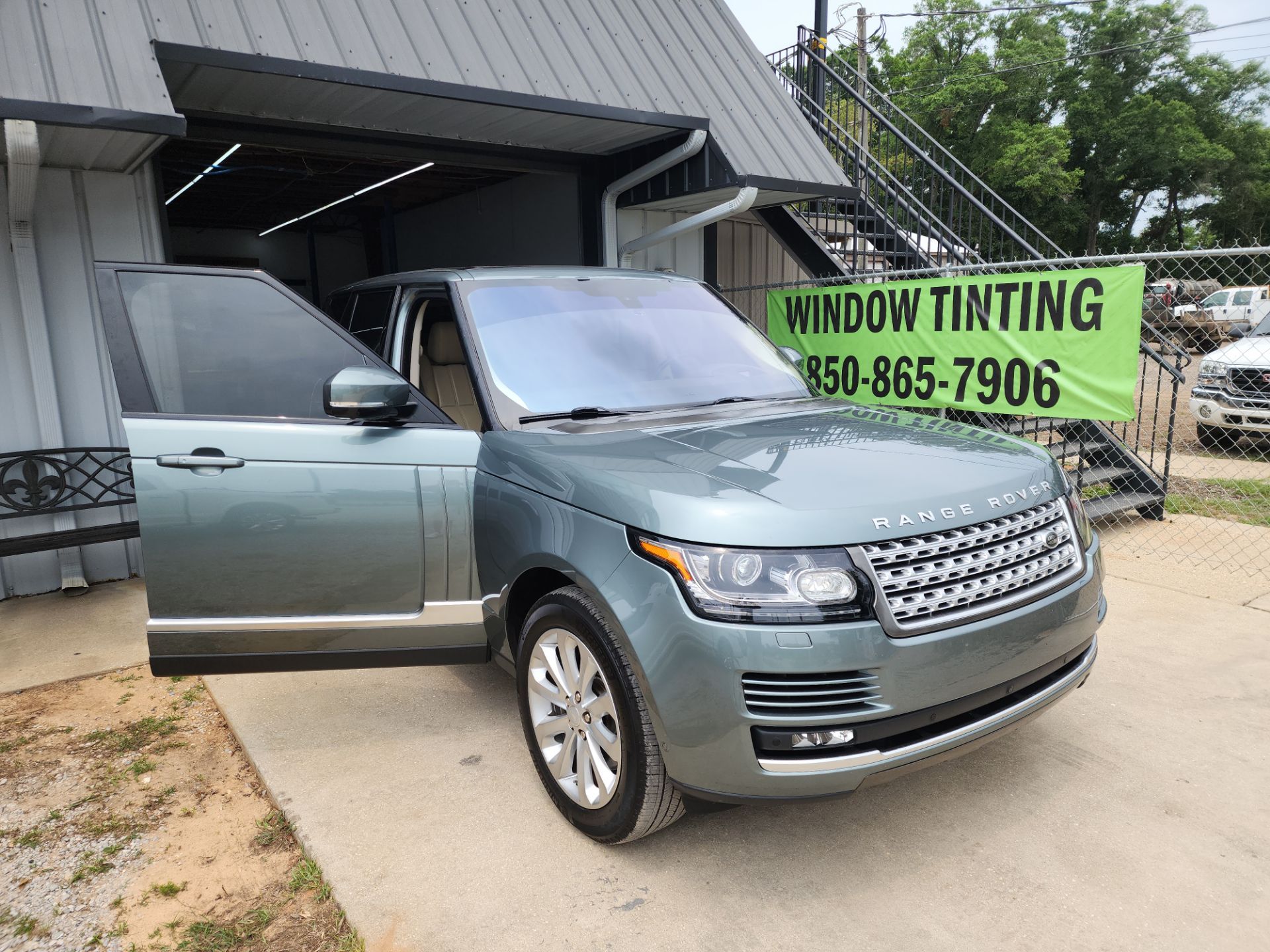 Range Rover window film tint Pensacola FL - T's Window Tinting