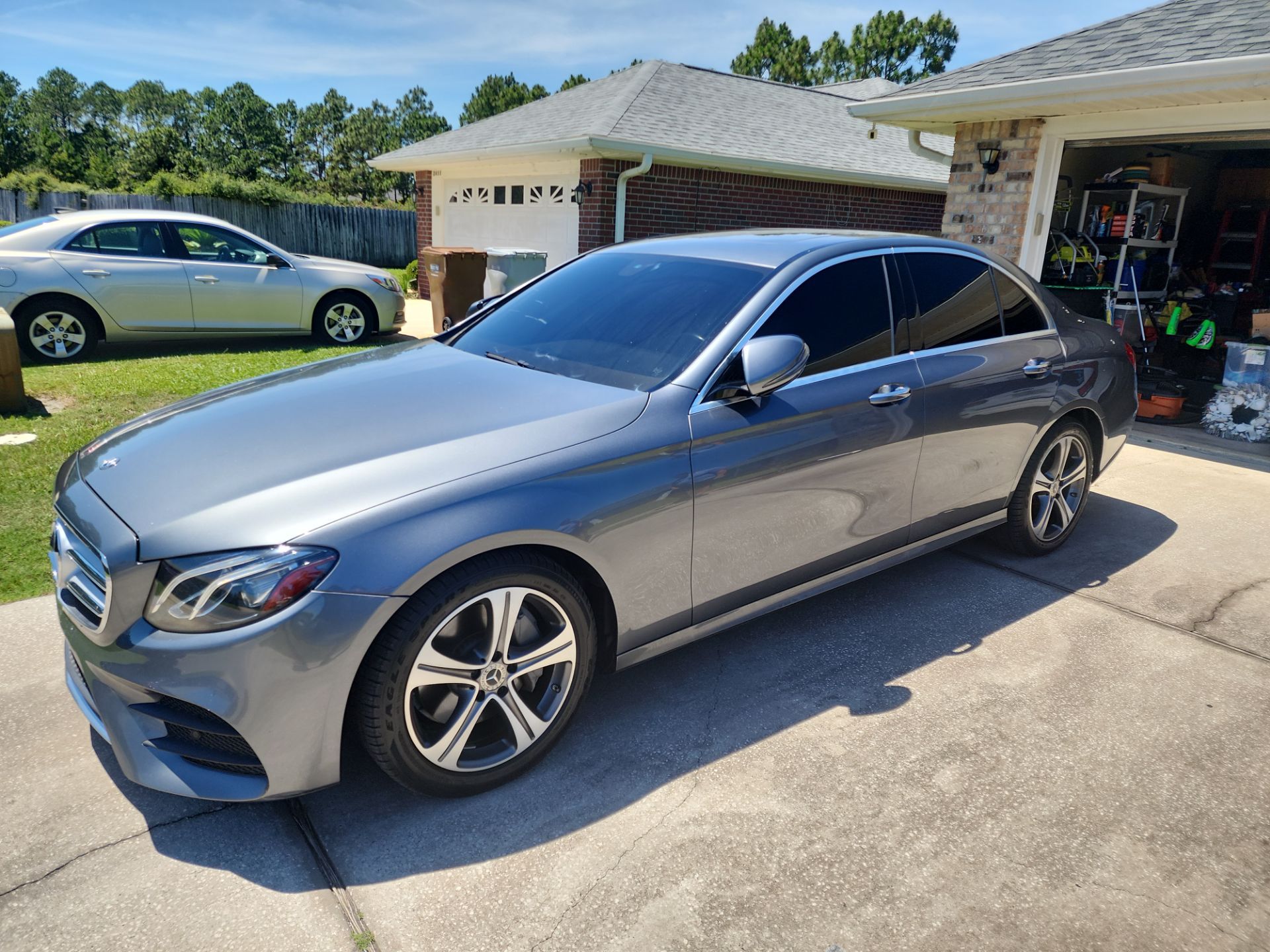 Mercedes E-Class window film tinting in Pensacola FL - T's Window Tinting
